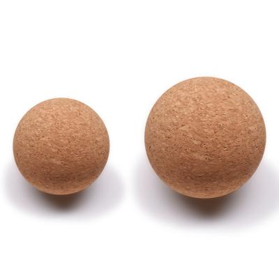 China 65mm Cork Yoga Massage Ball FSC Certified Eco Friendly Gym Muscle Recovery for sale