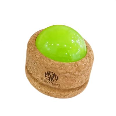 China Eco-Friendly Cork Massage Roller Ball 8 cm for Muscle Pain Relief and Deep Tissue Massage for sale
