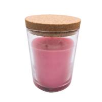 China Eco Friendly Candle Jars With Cork Lids Custom Private Label for sale