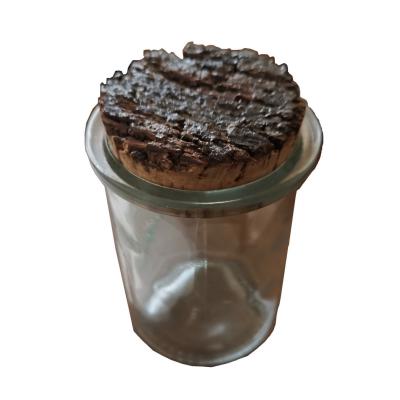 China Natural Cork Bark Top Stoppers for Candle Jars Borosilicate Glass 2.5x2.2x0.8 inch Eco-Friendly for sale