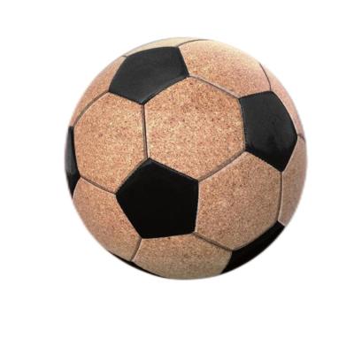 China OEM 8 Inch Eco Cork Soccer Ball Waterproof Anti-Slip Football Custom Logo for sale