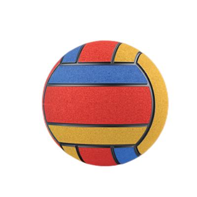 China 8 Inch Cork Volleyball Eco Friendly Reduced Stinging Durable All Weather Sports Ball Custom Logo for sale