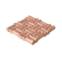 China Natural Cork Trivet Hot Pad Placemat 8x8 Inch Heat Insulation Eco Friendly for sale