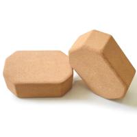 China Non Slip Natural Cork Yoga Block 8.5x5.5x2.7 Inch Eco Friendly Gym Brick for sale