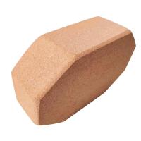 China Multi Angled Cork Yoga Bricks Block Round Edges Slip Resistance Stable for sale