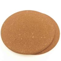 China Natural Cork Hot Mats for Hot Pots Dia 190mm Heat Resistant Placemats Kitchen for sale