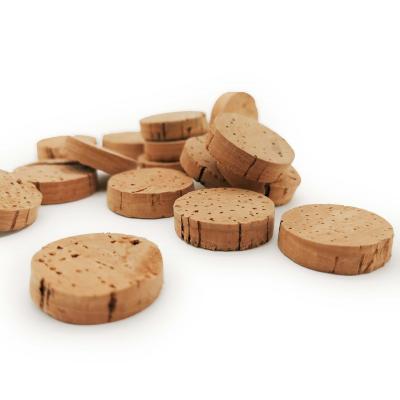 China 27mm Natural Cork Discs for Champagne Twin Top Wine Cork Stoppers 6-7mm Thickness for sale