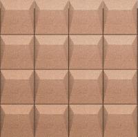 China Natural Cork Wall Panels 300x300x30mm Acoustic Soundproof Tiles for Interior Decoration for sale