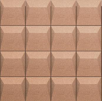 China Natural Cork Wall Panels 300x300x30mm Acoustic Soundproof Tiles for Interior Decoration for sale
