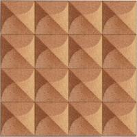 China Yuelin 30mm Thick Cork Wall Panels 300x300mm Acoustic Soundproofing Tiles FSC Certified for sale