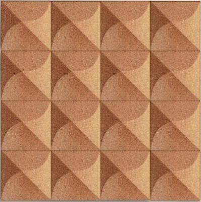 China Yuelin 30mm Thick Cork Wall Panels 300x300mm Acoustic Soundproofing Tiles FSC Certified for sale