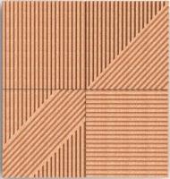 China Natural Cork Wall Panels 300x300x30mm Soundproof Heat Insulation Acoustic Tiles for sale