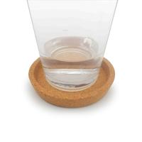China Natural Cork Coasters with Rim Bottom Base 4-16 Inch Diameter 0.25-0.4 Inch Thick for Glass Coffee Cup for sale