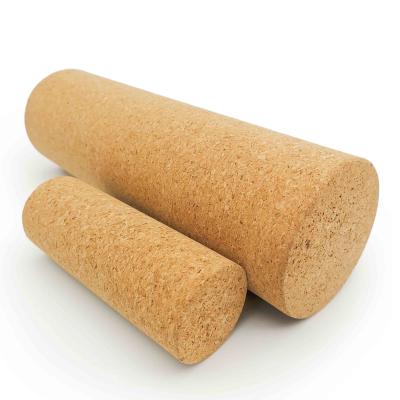 China 100% Natural Cork Yoga Roller Muscle Massage Roller 30cm 45cm 60cm Portable for sale