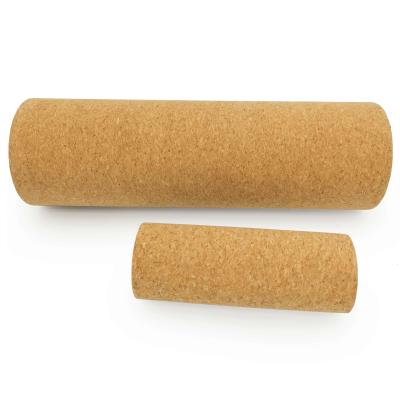 China 100% Natural Cork Yoga Massage Roller D95-150mm x 300-600mm for Muscle Recovery for sale