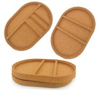 China Eco Friendly Cork Desk Tray Set 25x17x5cm Storage Box for Jewelry Organizer for sale