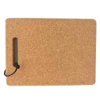 China 15mm Thicked Rectangular Corkboard Placemats Cork Mats Pot Holder Insulation for sale
