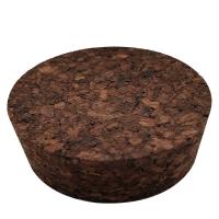 China Dark Carbonized Tapered Cork Stoppers for Bottles 3.48x3.27x1.29 Inch Good Elasticity for sale