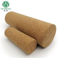 China 100% Natural Cork Yoga Roller 95x300mm Eco-Friendly Muscle Massage Roller for sale