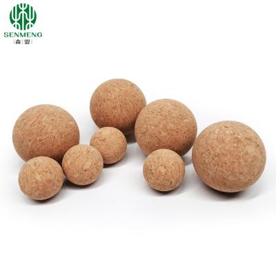 China Wholesale Eco-Friendly Cork Yoga Massage Ball 5cm 6.5cm 10cm for Myofascial Release for sale