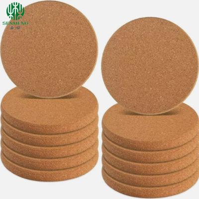 China Absorbent Cork Coasters  For Hot Drinks at Home,Office,Restauarnts With Custom Thickness for sale