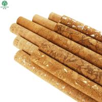 China Natural Cork Fabric 137cm Wide Eco Friendly Material for Bags Wall Decoration Custom Colors for sale