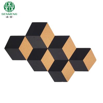 China Natural Eco-Friendly Custom Cork Bulletin Board 100% Pure Dense Self Healing for sale