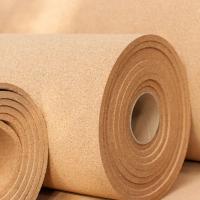 China Natural Cork Roll 4mm Thick Eco Friendly Wall Flooring Underlayment Bulletin Board Sheet 1.35m Wide for sale