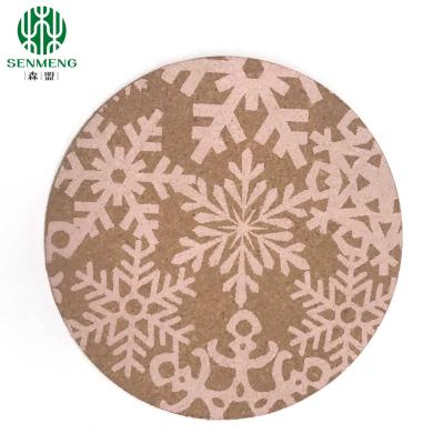 China Natural Custom Size Resistant Eco Friendly Cork Coaster Cork Cup Mats for sale