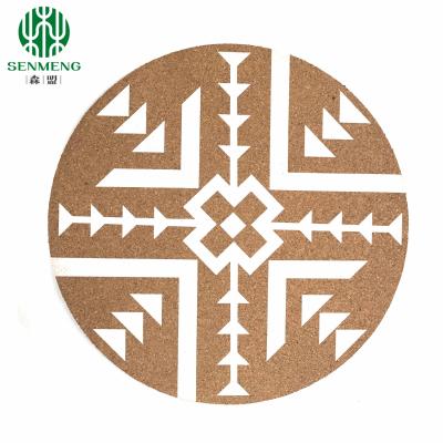 China Eco Friendly Wholesale Natural Round Custom Size Cork Coasters for sale