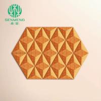 China Natural Cork Wall Tiles 300x300x30mm Acoustic Soundproof Heat Insulation Panels for sale