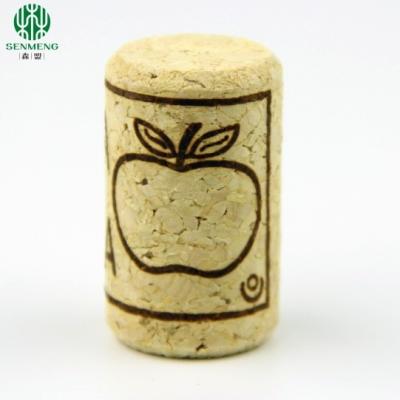 China Wholesale Natural Reusable Wine Cork Stoppers Custom Size 45x24mm Logo for sale