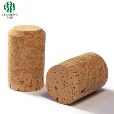 China Agglomerated Cork Wine Stopper Reusable 45x24mm Natural Cork Bottle Stopper for Wine Bottles for sale
