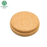 China Custom Natural Wooden Tapered Cork Lids Wholesale 3.48x3.27x1.29 inch Eco Friendly for sale