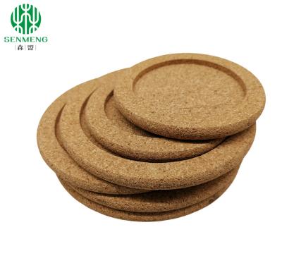 China Wholesale Custom Cork Placemats Trivets 4-8 Inch Round Square Eco Friendly Heat Insulated for sale