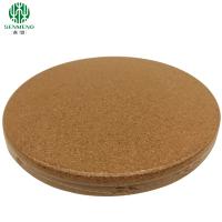 China Natural Cork Placemat 190mm x 9mm Eco Friendly Heat Resistant Kitchen Trivet for sale