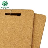 China Sustainable Natural Rectangular Heat Insulation Anti-slip Cork Hot Placemats for sale