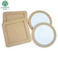 China Personalized Round Cork Placemats Trivets Antiskid Good Resilience for sale