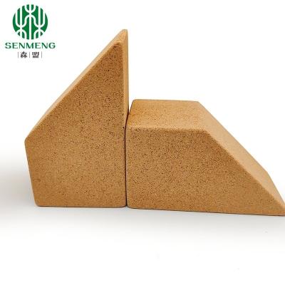 China Sustainable Cork Yoga Blocks 9x6x4 Inch Non-Slip High Density Eco Friendly for Yoga Practice for sale