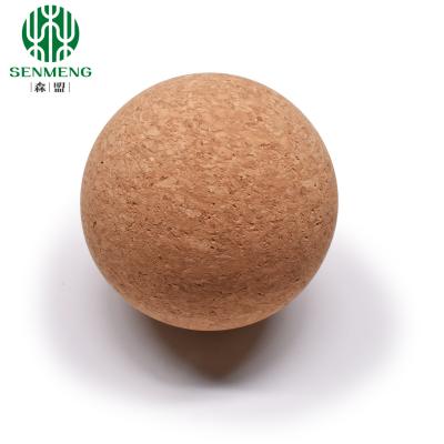 China Eco-Friendly Cork Yoga Massage Ball Set 5cm 6.5cm 10cm for Myofascial Release for sale