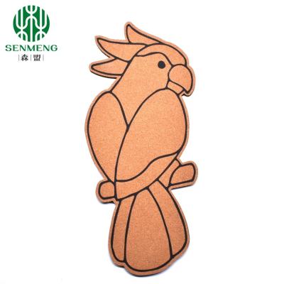China Customized Eco-Friendly Insulation Natural Message Notice Cork Board for Memos and Calendars for sale