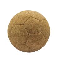 China Custom Size 8 Inch Cork Soccer Ball Eco Friendly Durable Non Slip Football for All Occasions for sale