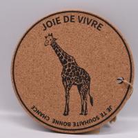 China Custom Round Cork Coasters 4-16 Inch Diameter Eco Friendly Absorbent Heat Resistant for Mugs for sale
