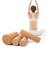China High Density Natural Cork Yoga Roller D100x300mm Fine Grain Muscle Relief Eco Friendly for sale