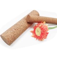 China Natural Cork Massage Roller D95x300mm Eco Friendly Muscle Pain Relief Lightweight Portable for sale