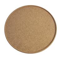 China Natural Cork Round Trays 6 to 16 Inch Heat Resistant Non Slip Antimicrobial Serving Tray for sale