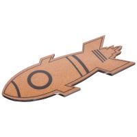 China Custom Cork Board Kits Laser Printing Toy Rocket Lipstick Car Eco Durable 500pcs MOQ for sale
