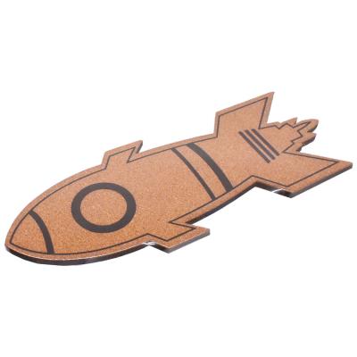 China Custom Cork Board Kits Laser Printing Toy Rocket Lipstick Car Eco Durable 500pcs MOQ for sale