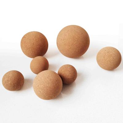 China Natural Cork Ball Stopper 30mm Diameter for Borosilicate Glass Jar Sealing for sale