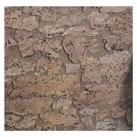 China Natural Cork Wall Panels 3D Bark Texture Heat Insulation Tiles 23.62x35.43 Inch for sale